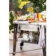 Stainless Steel Outdoor Prep Table - Silver, Gray, Multicolor - Bed ...