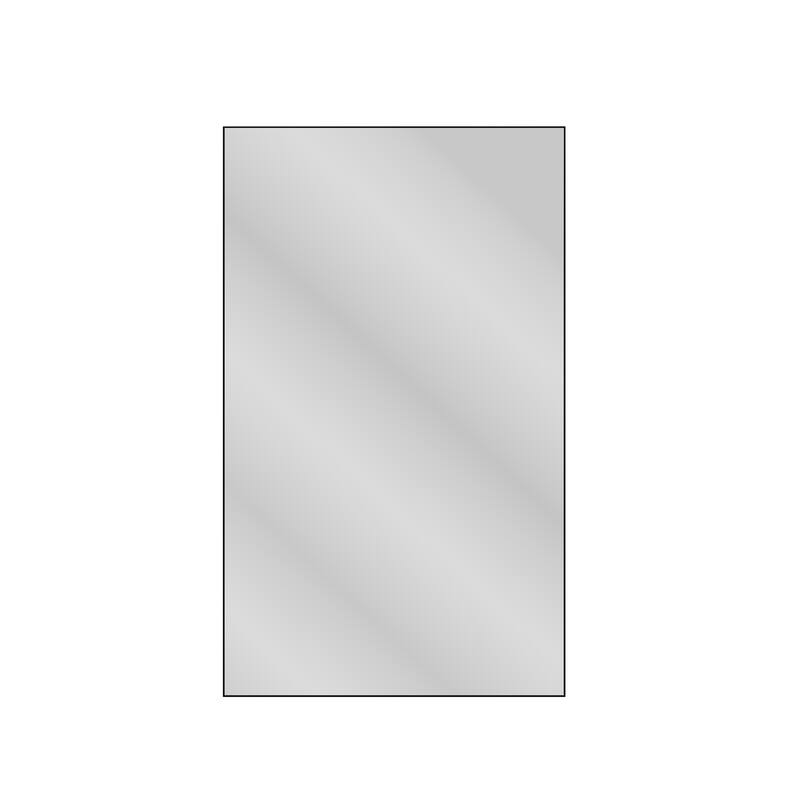 60 inch Oversized Rectangular Framed Wall Mounted Bathroom Vanity ...