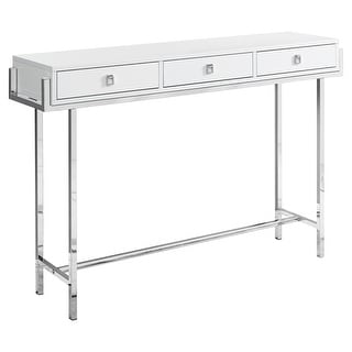 Modern 48-Inch Console Table with Rectangular Top and Metal Frame 3 ...