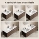 Ceramic Bathroom Sink - Thin Edge Vanity Basin, Single Bowl Countertop ...