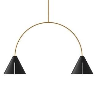Generation Lighting KC1102-L1 Cambre 2 Light 48" Wide LED Pendant - Bed ...