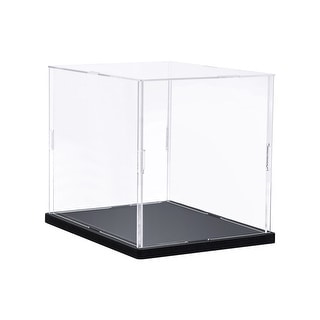 Display Case Acrylic Box, Assemble Transparent Box Dustproof Showcase - Clear - Bed Bath ...