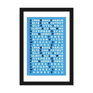 iCanvas "International Radiotelephony Spelling Alphabet I" by 08 Left ...