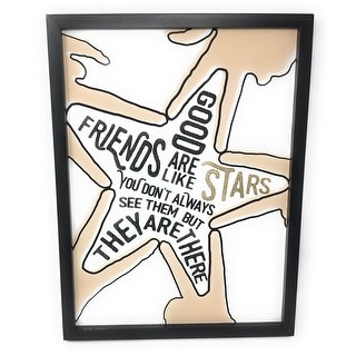 Wooden Good Friend Finger Sign Decorative Wall Art - Bed Bath & Beyond ...