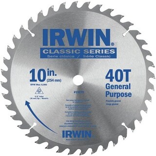 Irwin 10" 40T Classic Blade 15270 Unit: EACH - Bed Bath & Beyond - 17532764