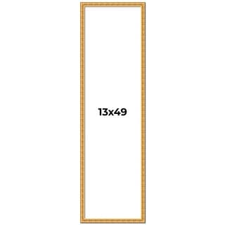 13x49 Frame Gold Real Wood Picture Frame Width 1 inches | Interior ...