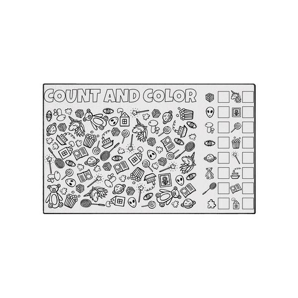 Educational Toys Coloring Learning Mat Washable Rug Markers Set ...