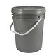 Plastic Paint Pail 20L Paint Can with Spout Lid, Grey - Bed Bath ...