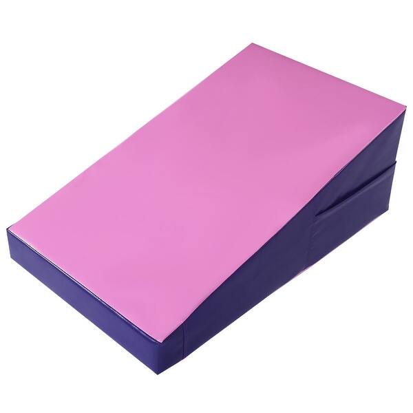 Incline Tumbling Wedge Ramp Gymnastics Mat - 23" x 14" x 4" (L x W x H ...