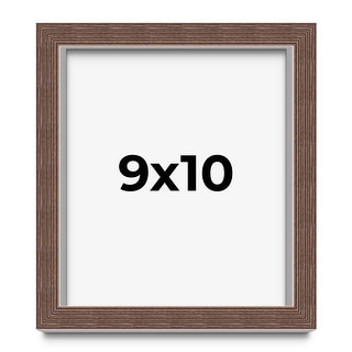 9x10 Shadow Box Frame Brown | 1.125 inches Deep Real Wood Rustic - Bed ...