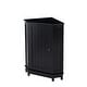 Modern Bathroom Triangle Corner Storage Cabinet with Adjustable Shelf ...