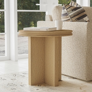 Waterfall Round End Table - Bed Bath & Beyond - 40447177