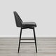 Spruce & Spring Ariel Counter Height Swivel Barstool Set - Bed Bath ...