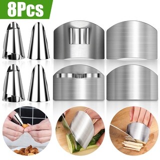 8Pcs Stainless Steel Finger Guards - Bed Bath & Beyond - 40634368