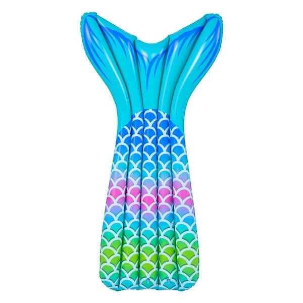 575 Blue And Green Mermaid Tail Swimming Pool Float Bed Bath And Beyond 38409343