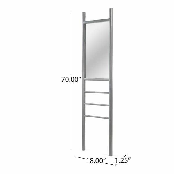 Modern Ladder Mirror Gray - 18"x70" - Bed Bath & Beyond - 38188247