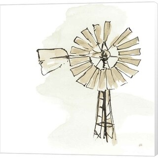 Chris Paschke 'Windmill I Neutral' Canvas Art - Bed Bath & Beyond ...