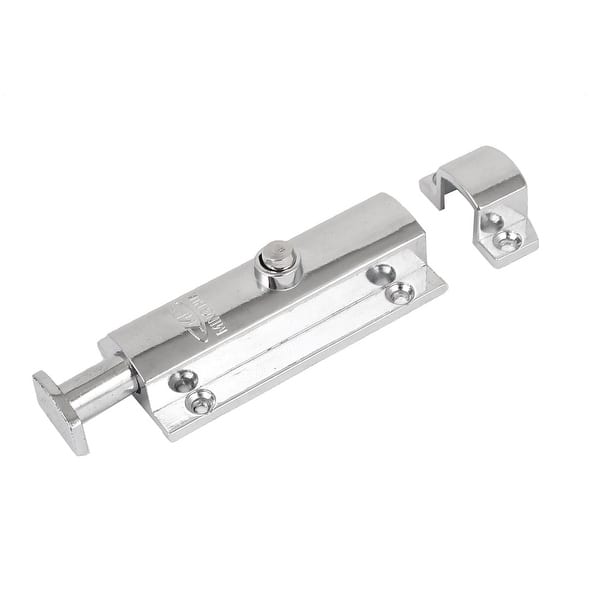 Spring Loaded Push Button Alloy Gate Door Latch Bolt 85mm Length ...