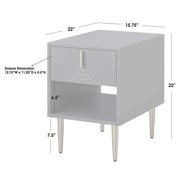 Lifestorey Tabaria End Table - Bed Bath & Beyond - 36130679