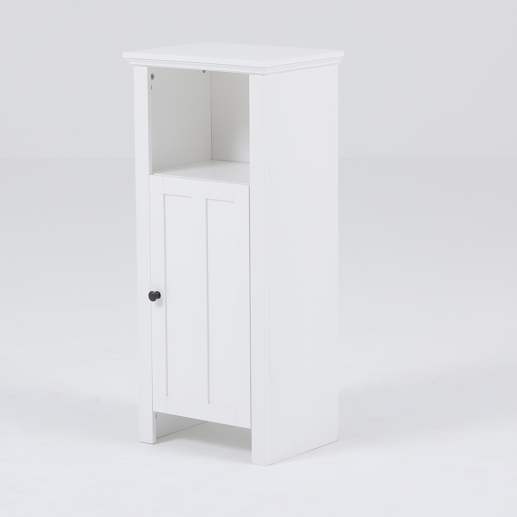 Tongue and Groove Bathroom Storage Unit White – Rispa