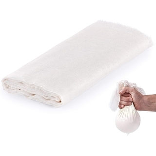 Zulay Kitchen Unbleached & Reusable Ultra Fine Cheese Cloth 1 Yard - On ...