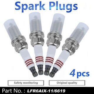 New 4Pc LFR6AIX-11 6619 Iridium IX Spark Plug For Subaru Volvo Yamaha ...