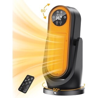 1200W Electric Heater with Two-Way Oscillation, Human Body Sensor, 4 ...