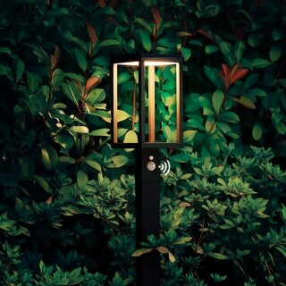 Inowel Solar Outdoor Light Pathway Dusk to Dawn Garden Lighting - Bed ...