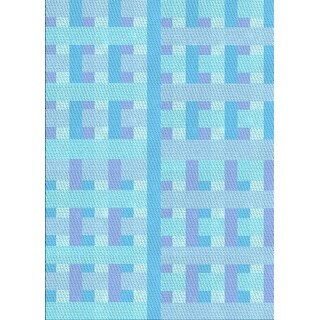 Ahgly Company Machine Washable Transitional Tron Blue Area Rugs - Bed ...
