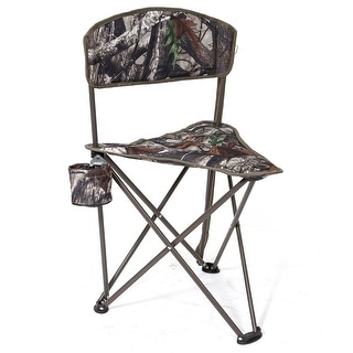 Mac Sports Fold-up Camo Padded Tripod Chair with Cup Holder - Bed Bath ...