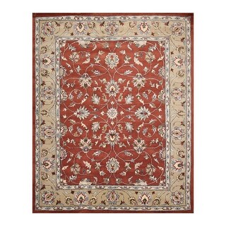 8x10 Hand Tufted Hand Made 100% Wool Floral Traditional Oriental Area ...