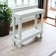 Farmhouse Rustic Wood Small Living Room Sofa Table - Bed Bath & Beyond ...