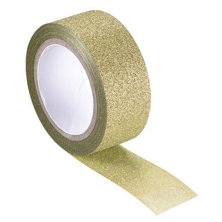 Glitter Tape, Decorative Craft Tape Gold Tone 1.5cm x 5 M - Gold Tone ...