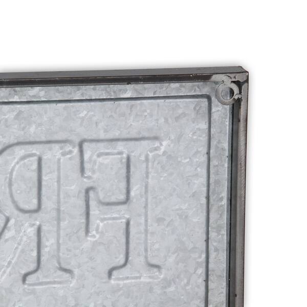 Brown Metal Fresh Produce Horizontal Wall Sign - Bed Bath & Beyond ...