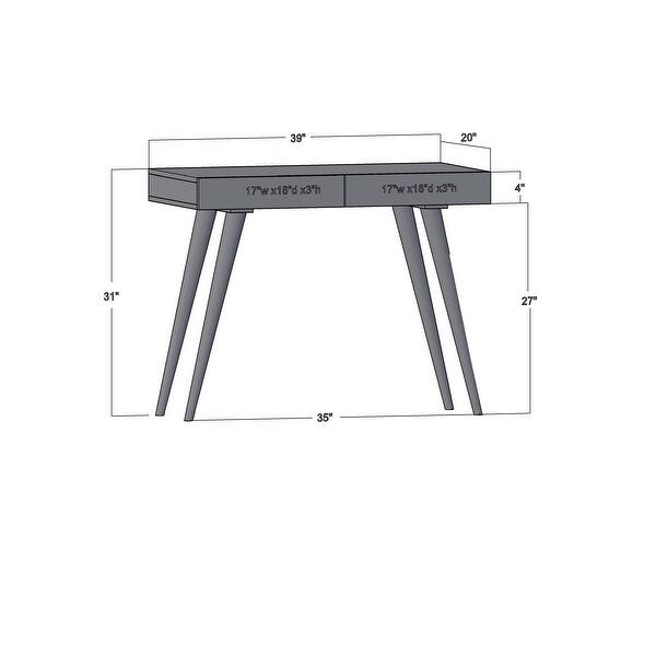 Pratt 39 inch Office Desk - Bed Bath & Beyond - 20503611