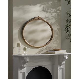 Livabliss Arrendale Traditional Oval Accent Mirror - Bed Bath & Beyond ...