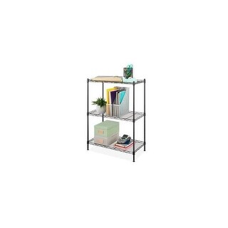 Whitmor 6096-8676-bb supreme 3 tier shelving black - Bed Bath & Beyond ...