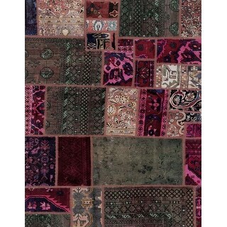 Ahgly Company Machine Washable Abstract Dark Scarlet Red Area Rugs ...