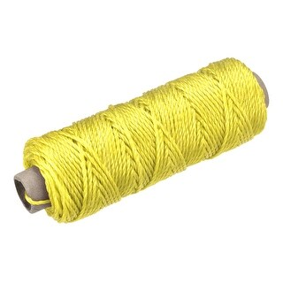 Twisted Nylon Mason Line Yellow 50M/164 Feet 2MM Dia for DIY Projects ...