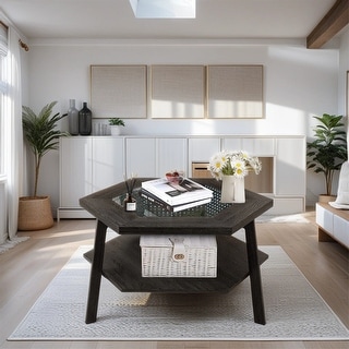 Modern Smart Coffee Table with Voice-Activated Sensor and Bluetooth ...