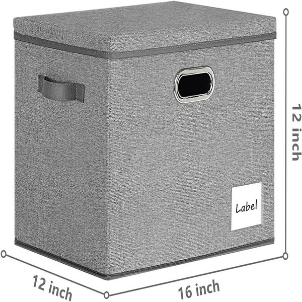 Extra Large Storage Bins with Lids (Grey 2-Pack) - Bed Bath & Beyond ...