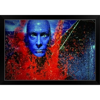 "Blue Man Group (BMG) at the Luxor Hotel and Casino" Black Framed Print ...