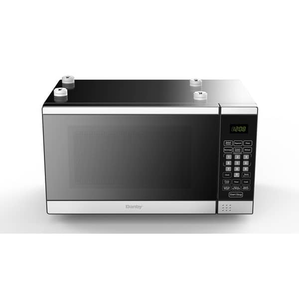 Danby Designer 0.7 cu ft Countertop Microwave in Stainless Steel - On ...