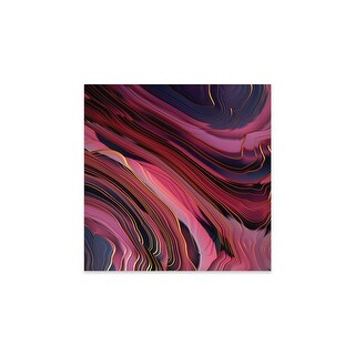 Plum Abstract Print On Acrylic Glass by SpaceFrog Designs - Bed Bath ...