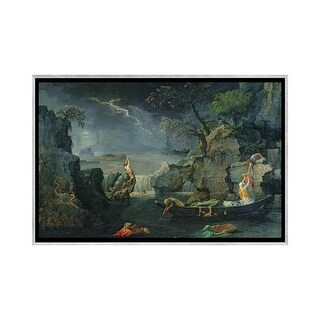 iCanvas "Winter, or The Flood, 1660-64 " by Nicolas Poussin Framed ...
