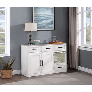 Vilo Home Lido Bay 2 Tone Coastal Server/TV Stand - 58 inches in width ...