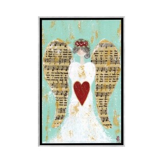 iCanvas "Red Rose Angel" by Ashley Bradley Framed - Bed Bath & Beyond ...