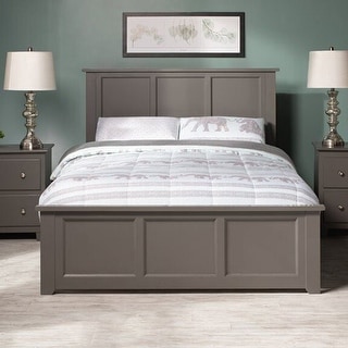 Full Traditional Styled Bed made of Wood in Gray - Bed Bath & Beyond ...