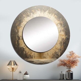 Designart "Zen Meditation Position" meditation Wall Mounted Round Large ...