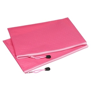 5x Waterproof Zipper File Bags, B5 Document Bills Folders Pencil Pouch ...